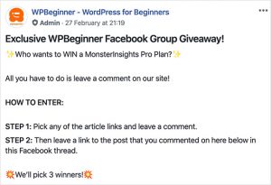 25 Authentic Facebook Giveaway & Contest Ideas for 2025