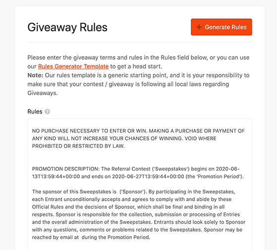 How To Create A Daily Giveaway With Multiple Entries