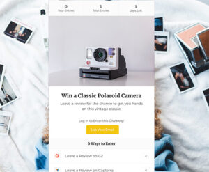 12 Giveaway Landing Page Examples Analyzed for 2025