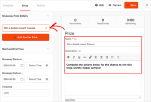 12 Giveaway Landing Page Examples Analyzed for 2025